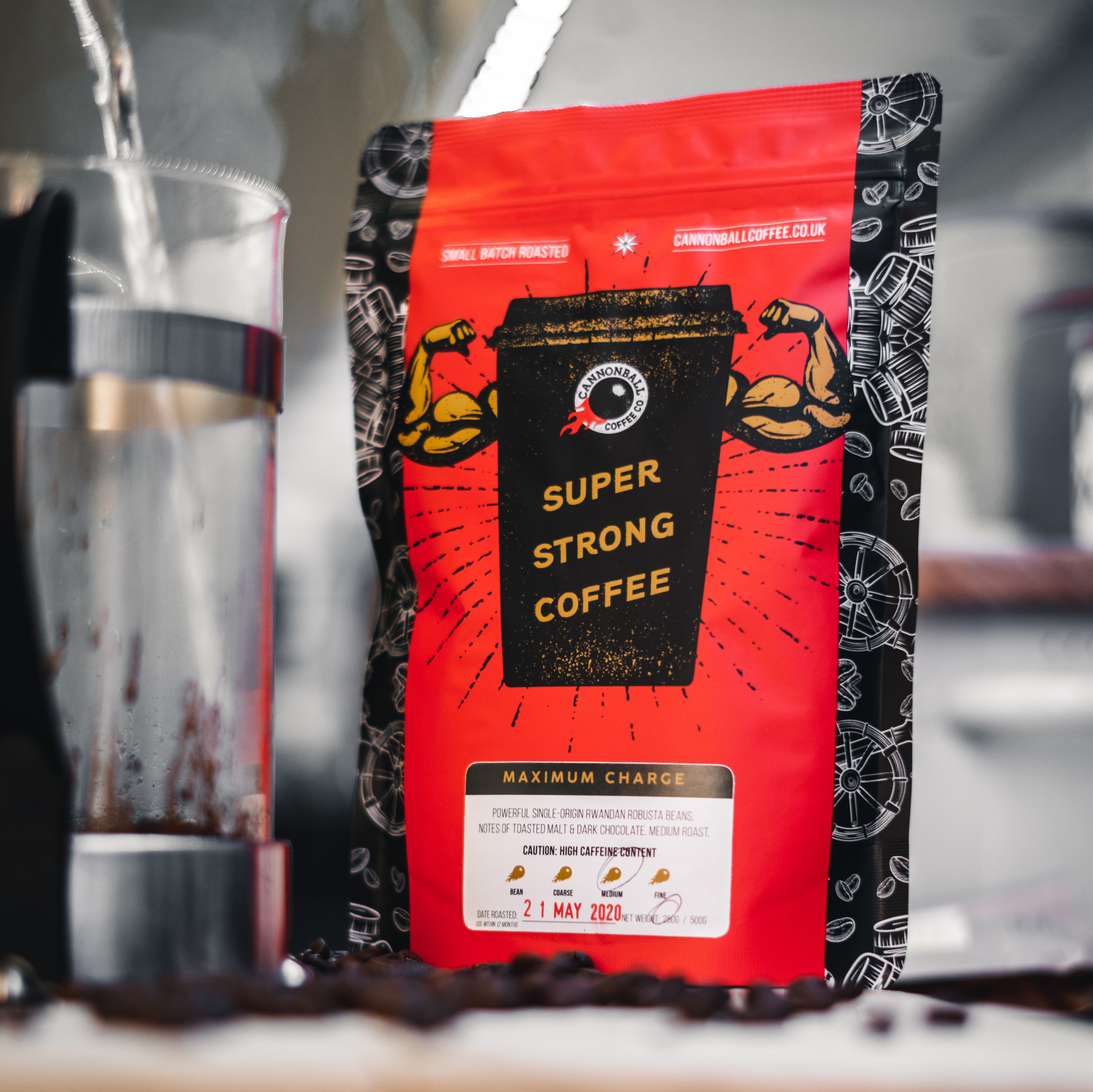 Maximum Charge: UK's Strongest Coffee